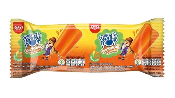 KEM WALL'S PADDLE POP HƯƠNG CAM 72G WALL'S PADDLE POP ICE CREAM ORANGE ...