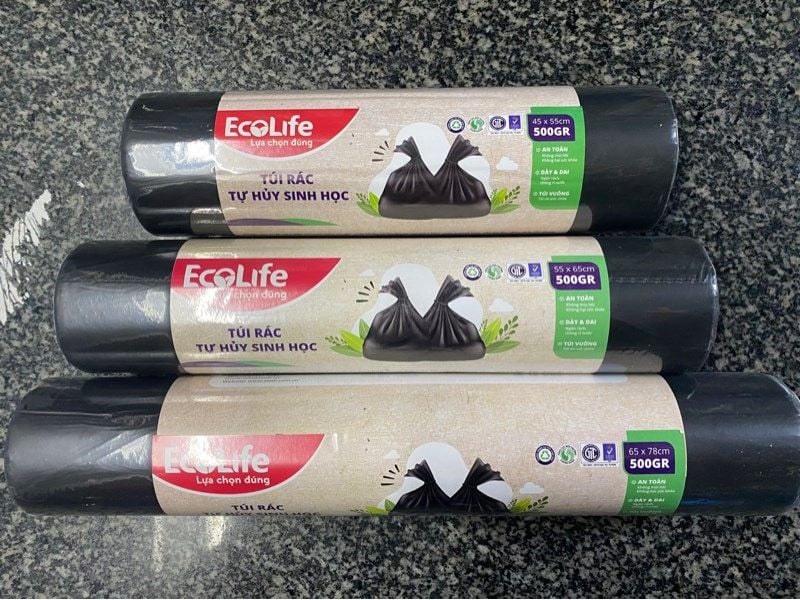 Túi Đựng Rác Tự Huỷ Màu Đen Ecolife 65x 78cm – Công ty Cổ phần Đầu tư ...