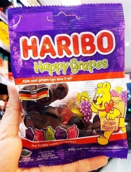 KẸO DẺO HARIBO HAPPYGRAPES 80GR – Công ty Cổ phần Đầu tư Prolife