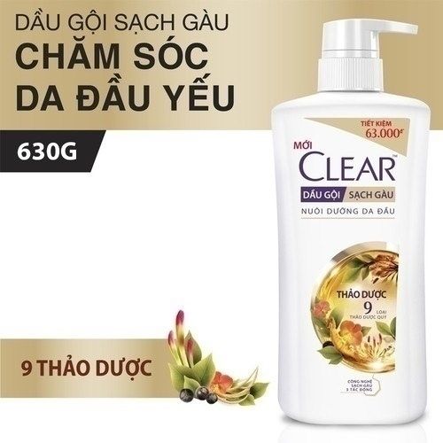 DẦU GỘI CLEAR BOTANIQUE 9 THẢO DƯỢC CHO DA ĐẦU YẾU 630GCLEART – Công ty ...