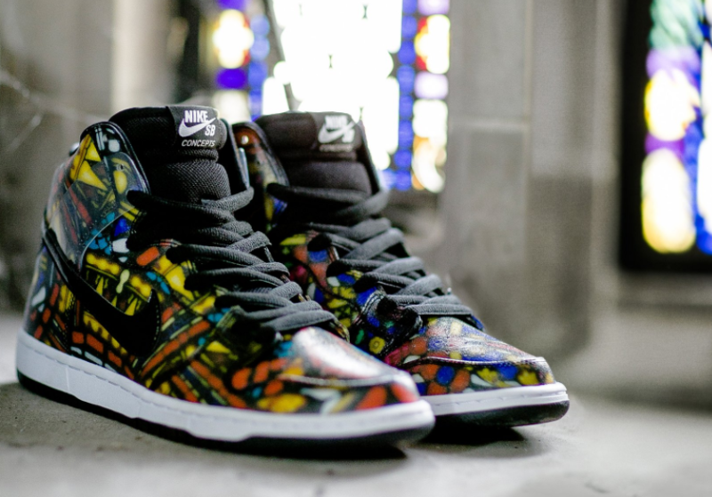 Nike Concepts x SB Dunk High 'Stained Glass' 313171-606 – AUTHENTIC SHOES