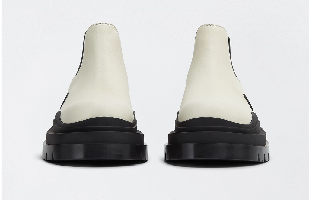 Giày Bottega Veneta Tire Ankle Chelsea Boot 'Sea Salt' 630281VBS509049 ...