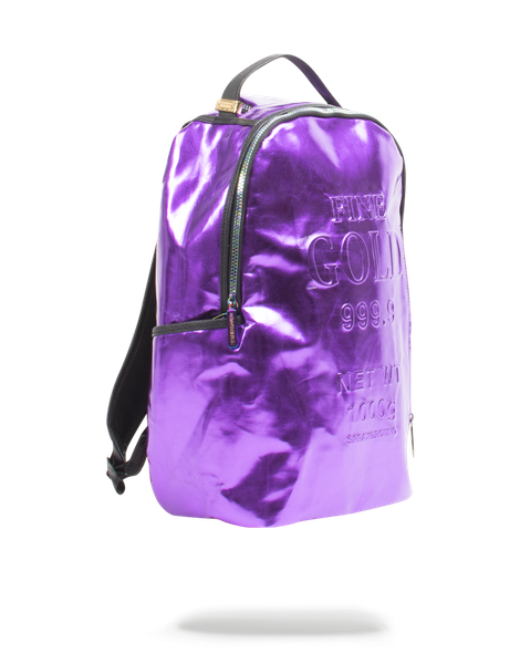 SPRAYGROUND Purple Fine Gold Backpack – AUTHENTIC SHOES