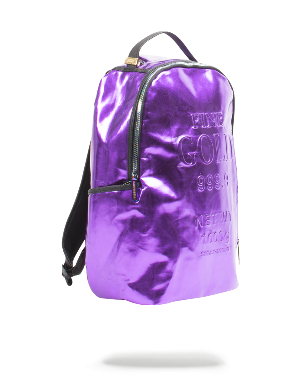 SPRAYGROUND Purple Fine Gold Backpack – AUTHENTIC SHOES