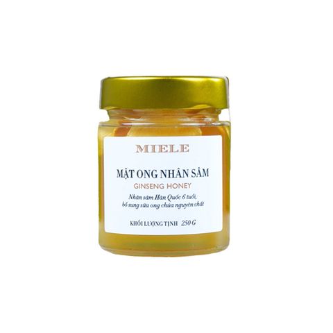MẬT ONG NHÂN SÂM MIELE 250G – Nam An Market