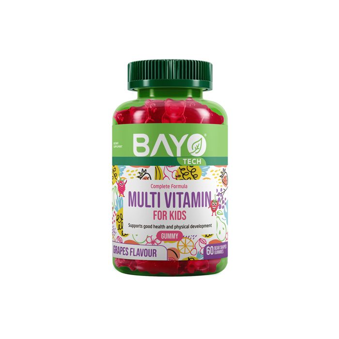 Multi Vitamin For Kids Grape Gummy Bayotech 60Pcs – Nam An Market