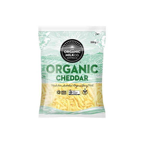 Org Cheddar Cheese Shredded The Org Milk 250G – Nam An Market