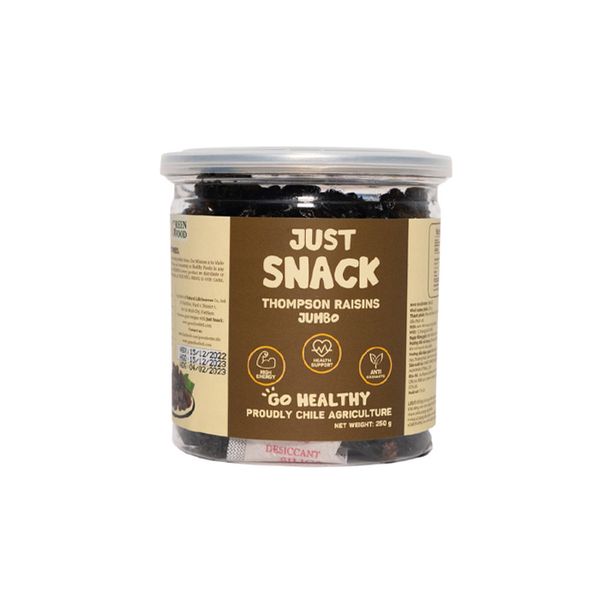 Thomspon Raisins Jumbo Just Snack 250G – Nam An Market