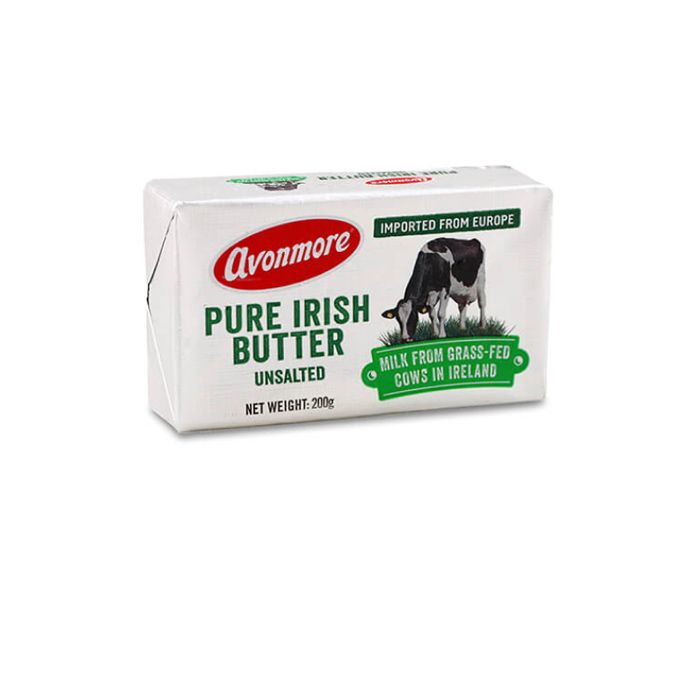 Avonmore Pure Irish Unsalted Lactic Butter 200G – Nam An Market
