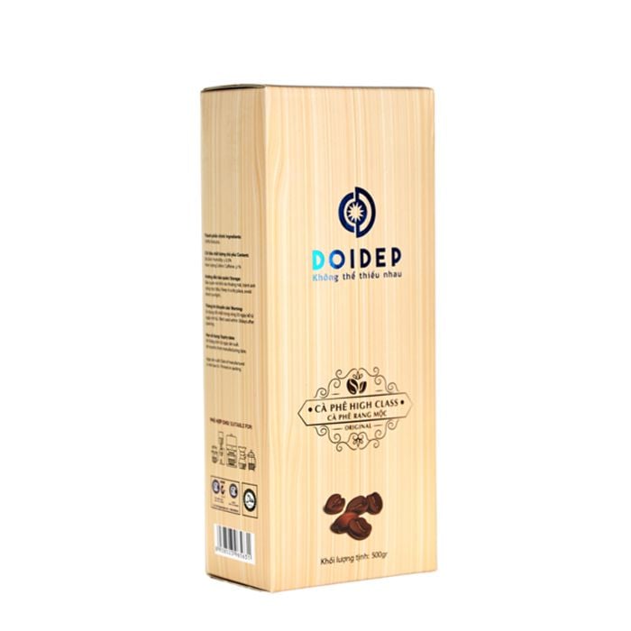 Cà Phê Hộp Giả Gỗ Đôi Dép 250G – Nam An Market