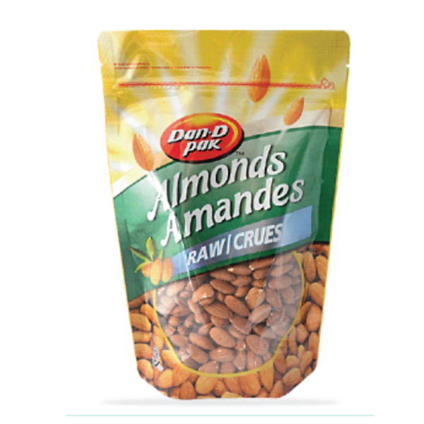 Raw Almonds Dan-D Pak 650G – Nam An Market