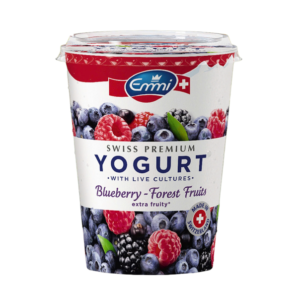 Swiss Yogurt Blueberry Forest Fruits Emmi 450G – Nam An Market