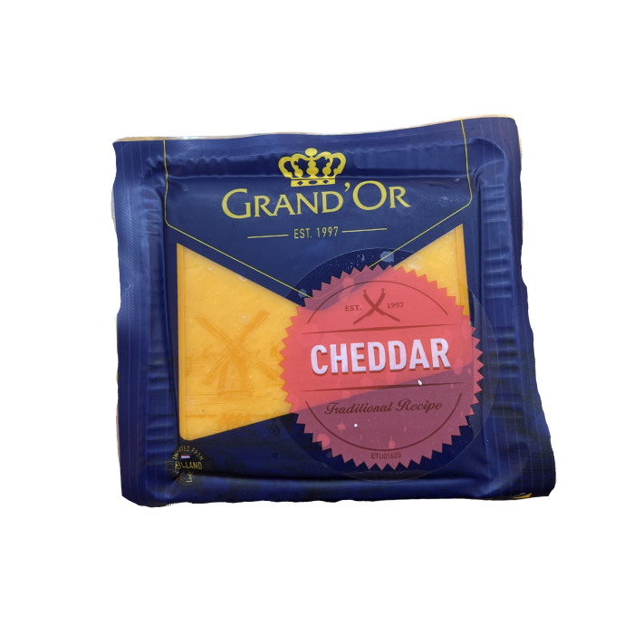 Block Cheddar Cheese Colored Grandor 200G – Nam An Market
