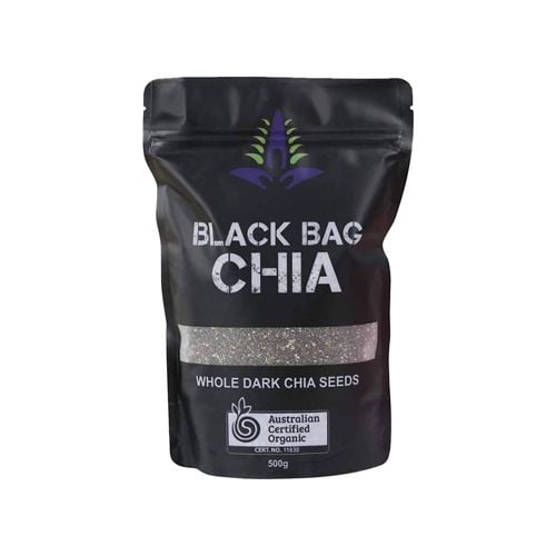 Whole Dark Chia Seed Black Bag 500G – Nam An Market