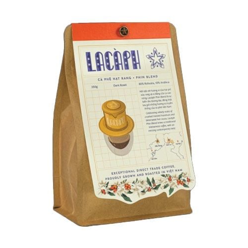 Cà Phê Rang Đậm Xay Sẵn Phin Blend Lacaph 250G – Nam An Market
