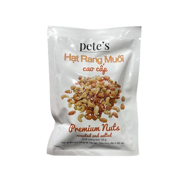 Premium Nuts Roasted & Salted Pete'S 50G – Nam An Market
