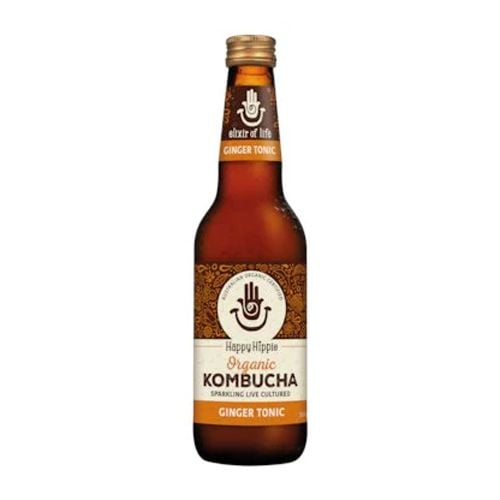 Organic Kombucha Ginger Tonic Happy Hippie 330Ml – Nam An Market