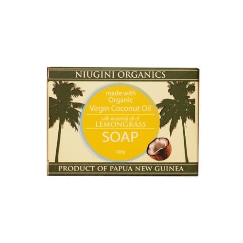 Organic Lemongrass Coconut Soap Niugini 100G – Nam An Market