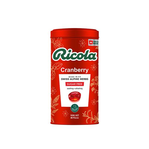 Ricola Swiss Herb Candy - Cranberry Tin Box 100G (Hp) – Nam An Market