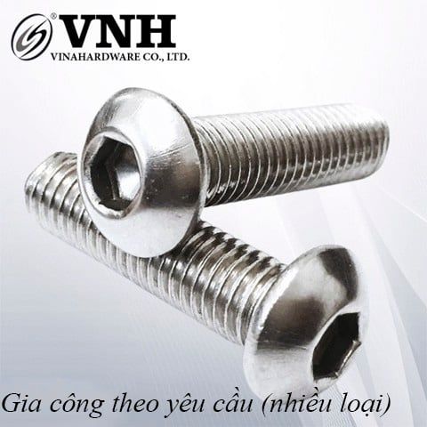 Bulong đầu mo Vinahardware loại M6, inox 304-HSS625I