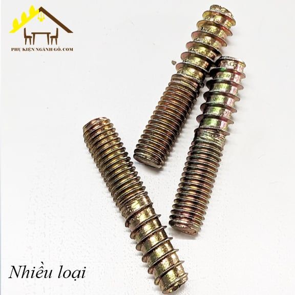 Guzong hai đầu bulong 5/16 Vinahardware, M6, M8 bảy màu-DES640Z23