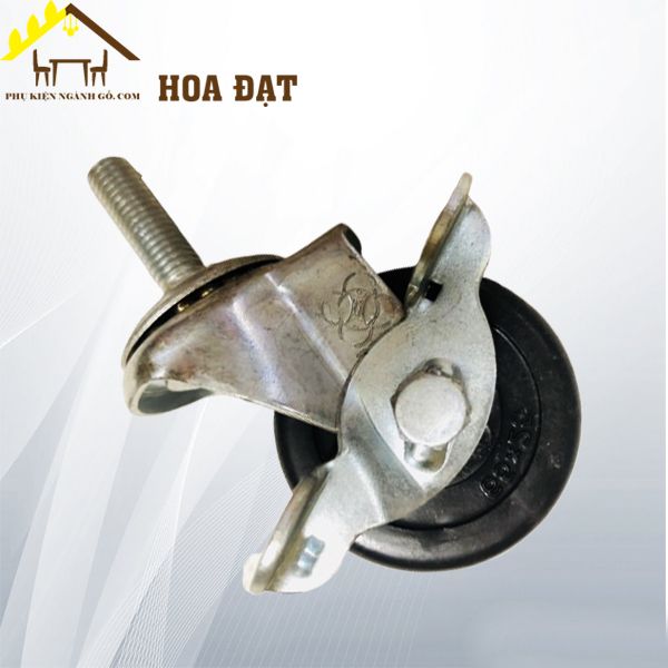 Bánh xe tủ cao su ty ren Vinahardware loại M12x40 SP2923398 (Cái)