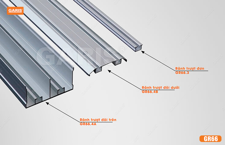 Ray trượt Garis GR66 cửa lùa thông dụng - Giá ưu đãi năm 2021 – Bluha.vn