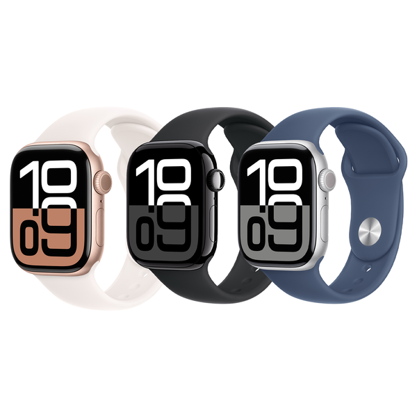 Apple Watch Series 10 GPS 42mm M/L (Vỏ Nhôm - Dây Đeo Thể Thao) – NMS - Apple Authorised Reseller