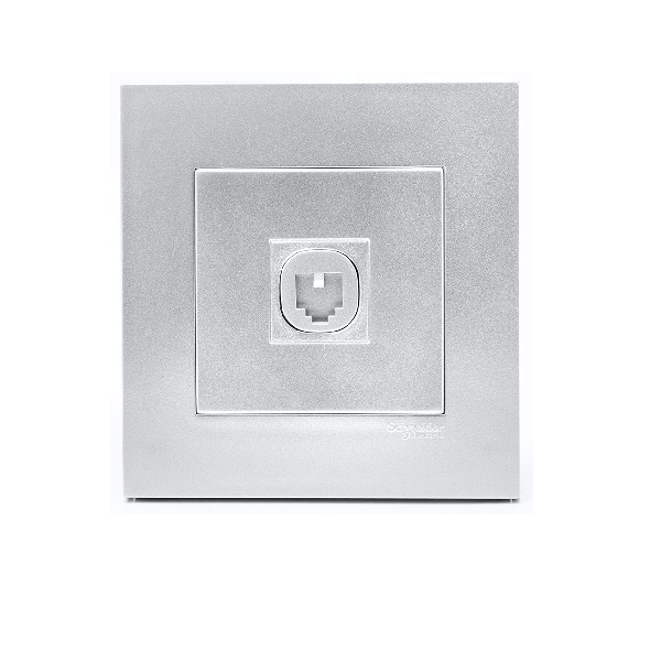 Bộ ổ cắm điện thoại đơn Schneider VIVACE KB31TS_WE_G19/ KB31TS_AS_G1 ...