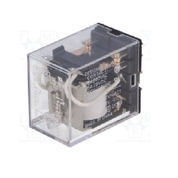 Relay Omron MY4N 110VAC/ 12VDC/ 220VAC/ 220VAC/ 24VAC/ 24VDC/ 48VAC ...