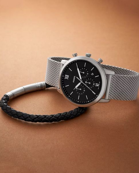 FOSSIL - Set đồng hồ và vòng đeo tay nam Neutra 44mm