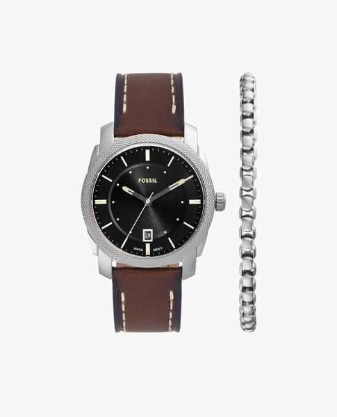 FOSSIL - Set đồng hồ và vòng đeo tay nam Machine 42mm