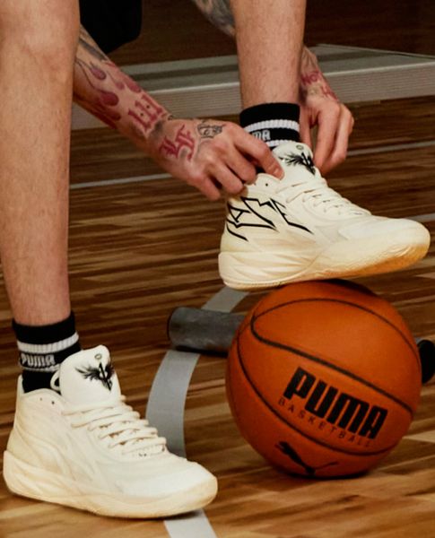 PUMA - Giày bóng rổ nam Puma x Lamelo Ball MB 02 Whispers