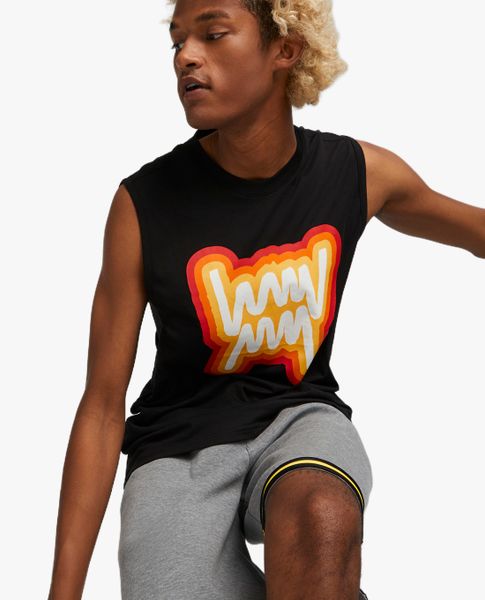 PUMA - Áo ba lỗ thể thao nam Fast Break Basketball