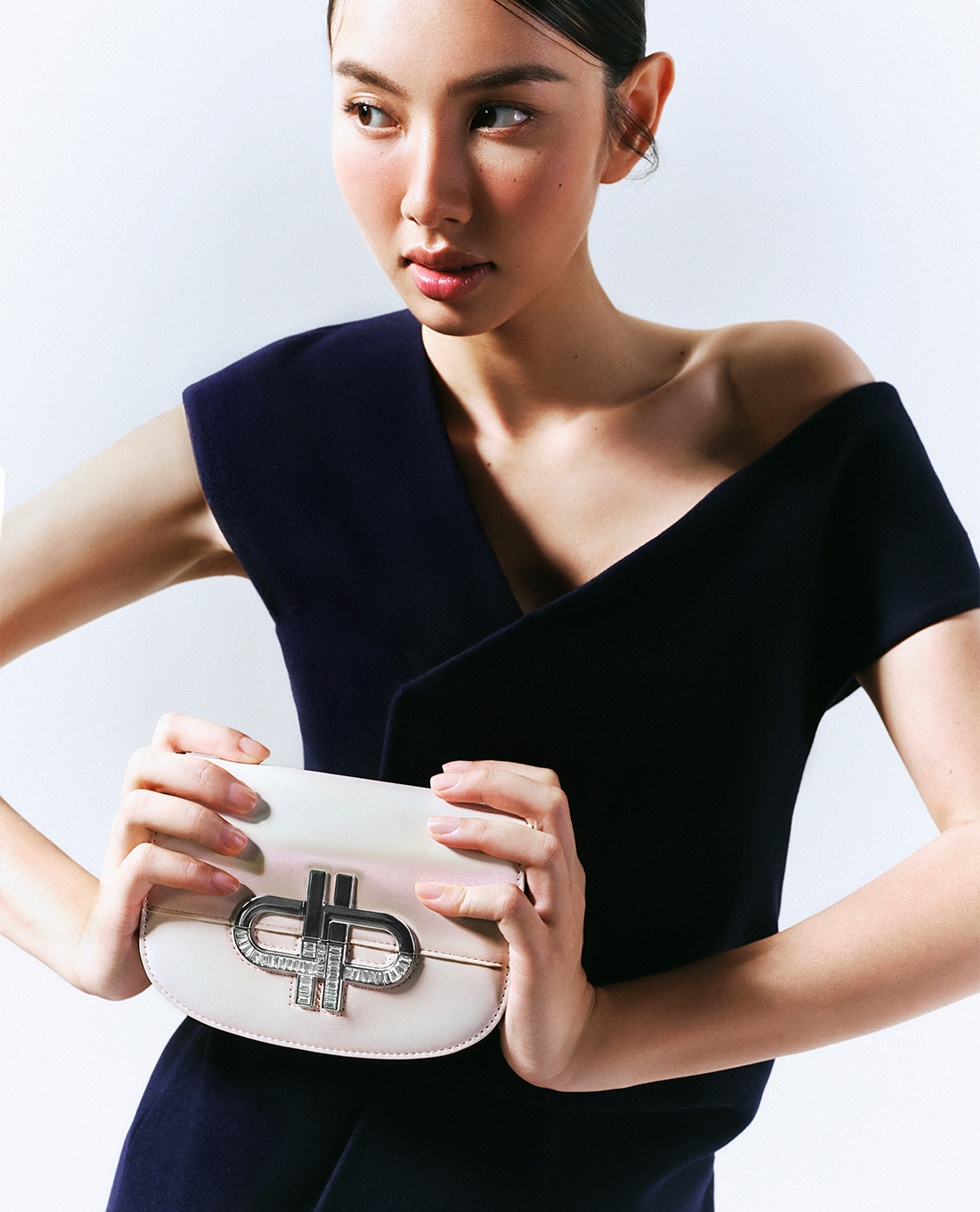 PEDRO - Túi đeo chéo nữ nắp gập Icon Mini Pearlized