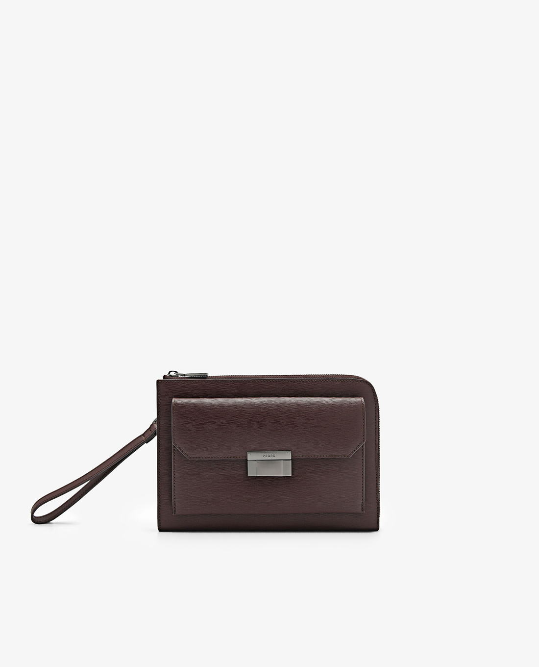 PEDRO - Clutch nam chữ nhật Henry Leather