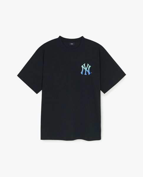MLB - Áo thun unisex cổ tròn tay ngắn Basic Color Letter Mega