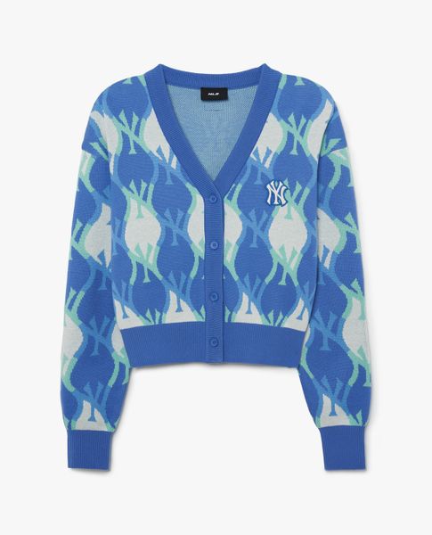MLB - Áo khoác cardigan nữ Argyle Monogram