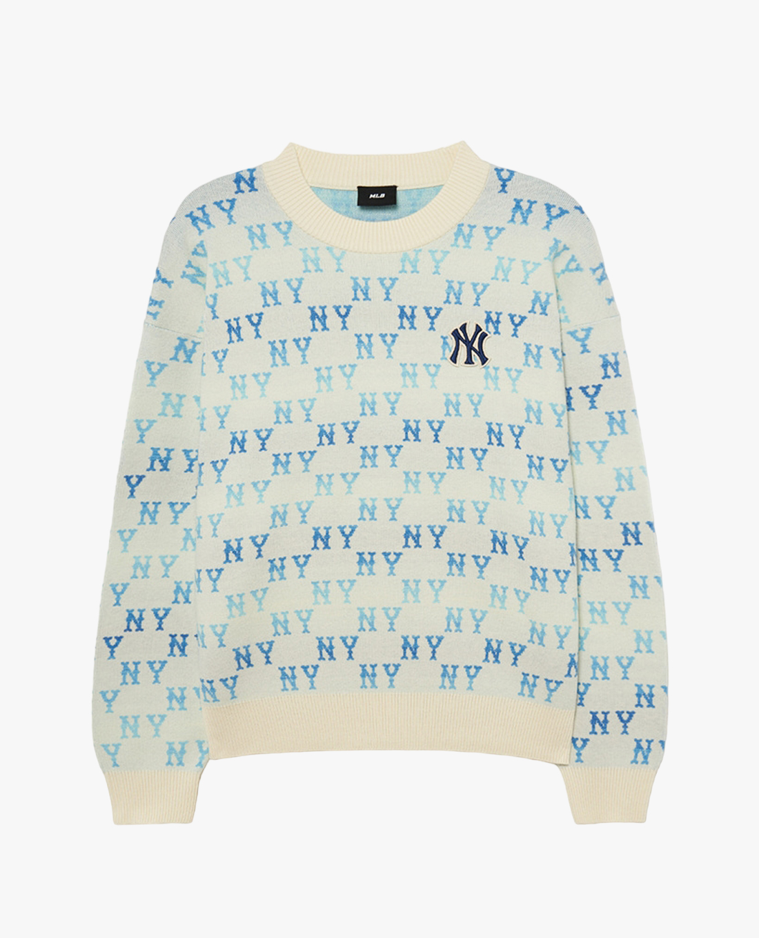 MLB - Áo sweater unisex cổ tròn tay dài Monogram