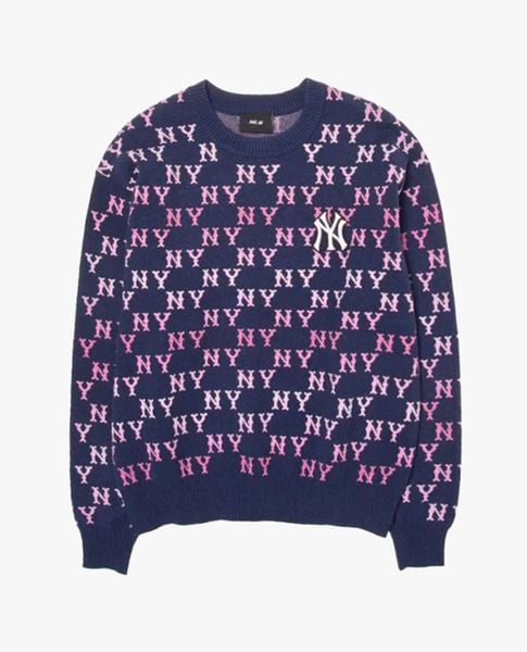 MLB - Áo sweater unisex cổ tròn tay dài Gradation Monogram