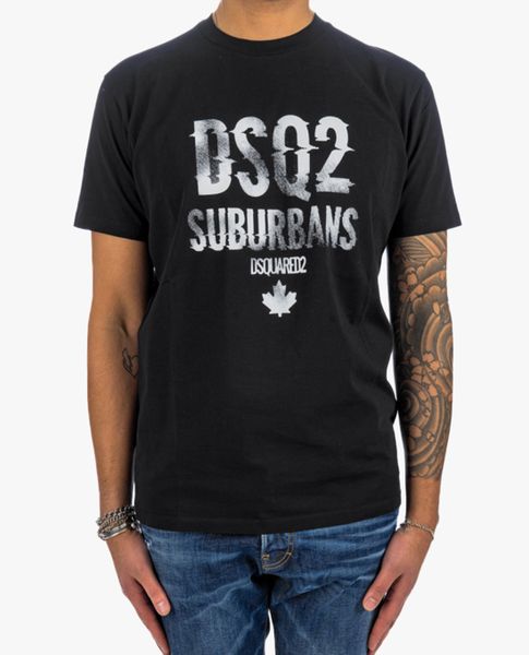 DSQUARED2 - Áo thun nam cổ tròn tay ngắn DSQ2 Cool Fit