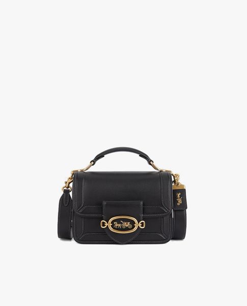 COACH - Túi đeo vai nữ phom chữ nhật nắp gập Hero