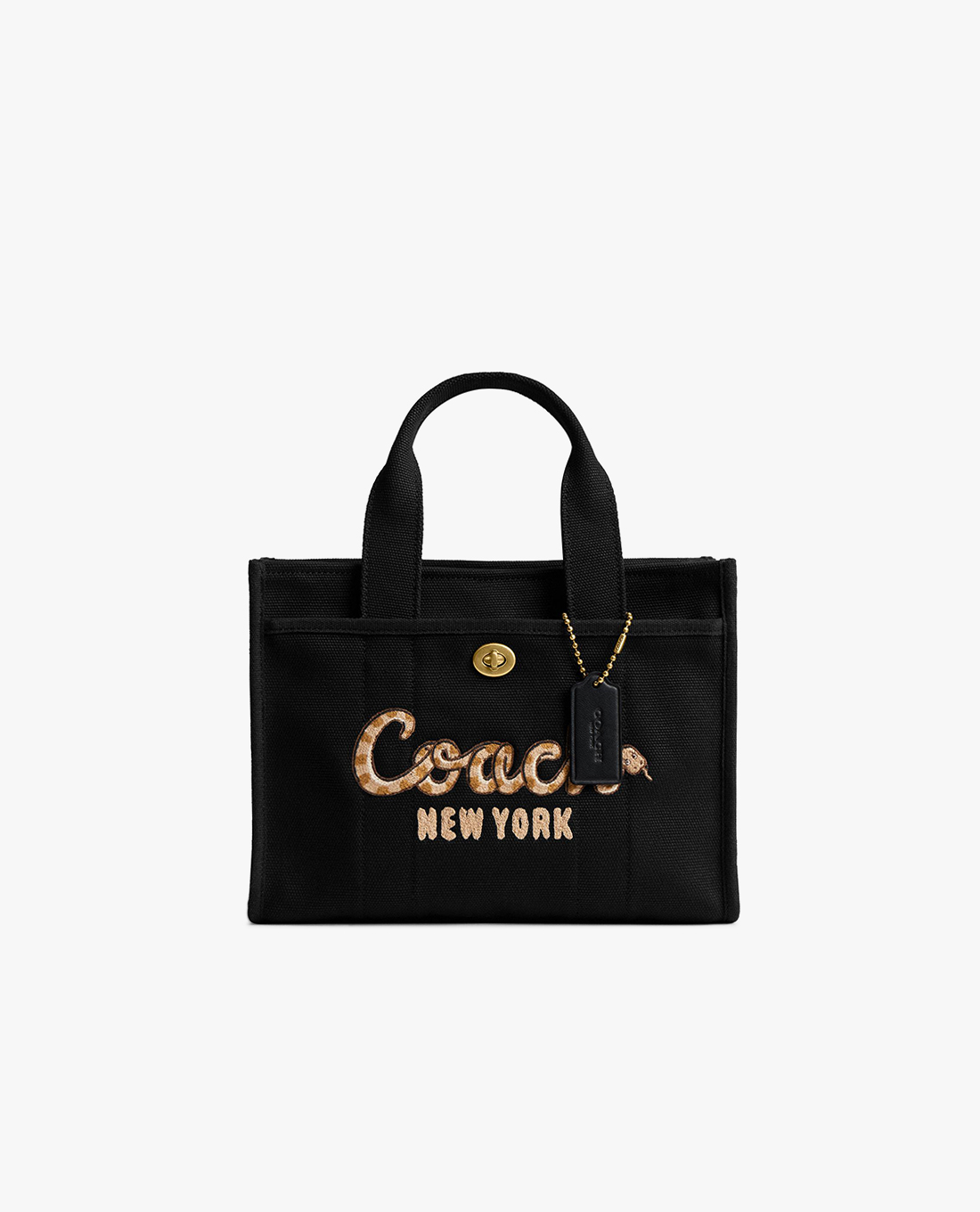 COACH - Túi tote nữ phom chữ nhật Cargo 26 With Coach Snake Script