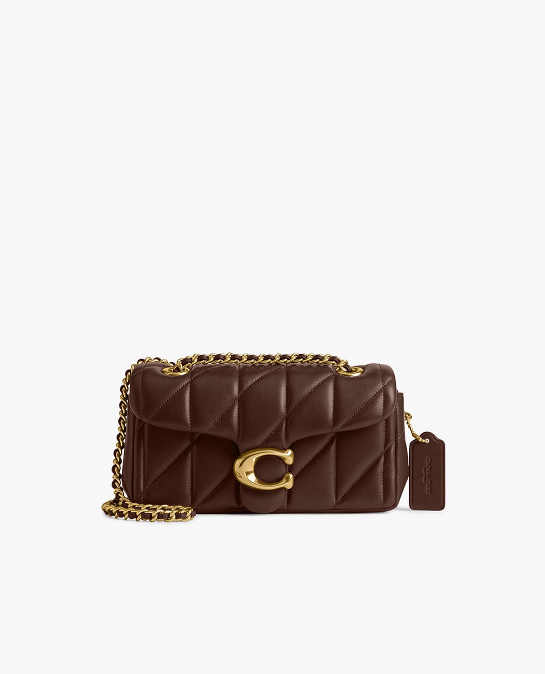 COACH - Túi đeo chéo nữ phom chữ nhật nắp gập Tabby 20