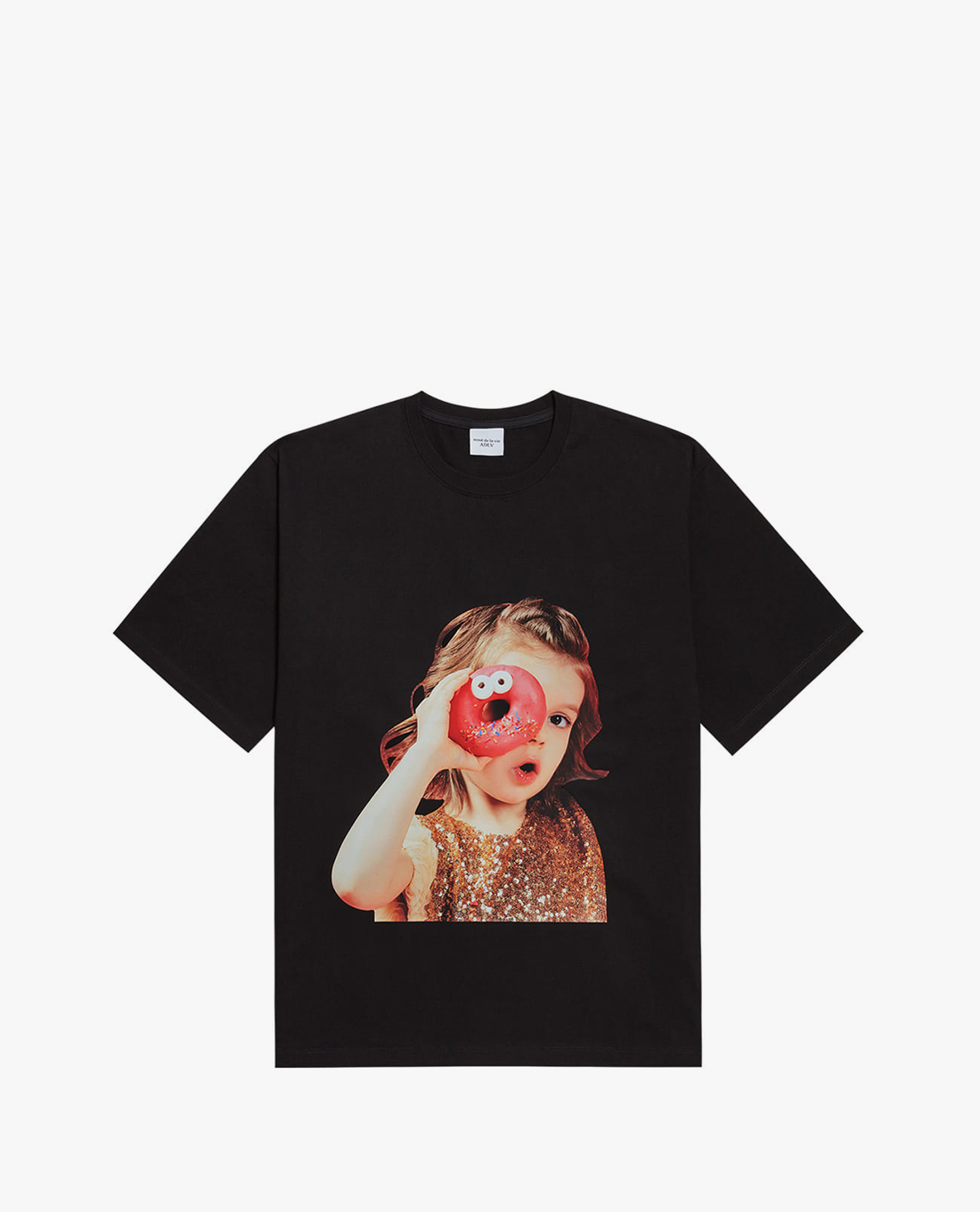 ADLV - Áo thun ngắn tay cổ tròn Baby Face Mini Yawn