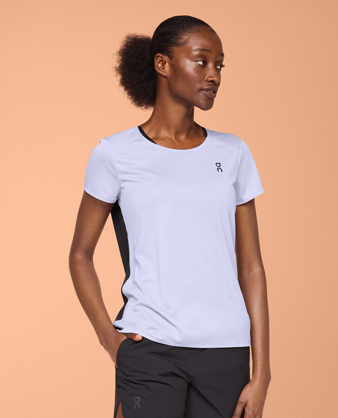 ON RUNNING - Áo thun thể thao nữ cổ tròn tay ngắn Performance-T