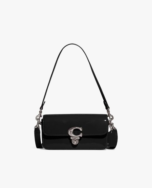 COACH - Túi đeo vai nữ phom chữ nhật nắp gập thanh lịch