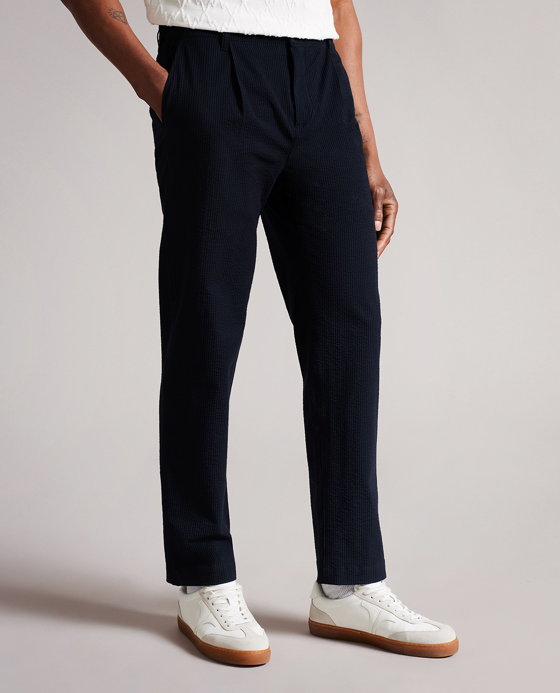 TED BAKER - Quần kiểu nam phom suông Maltby