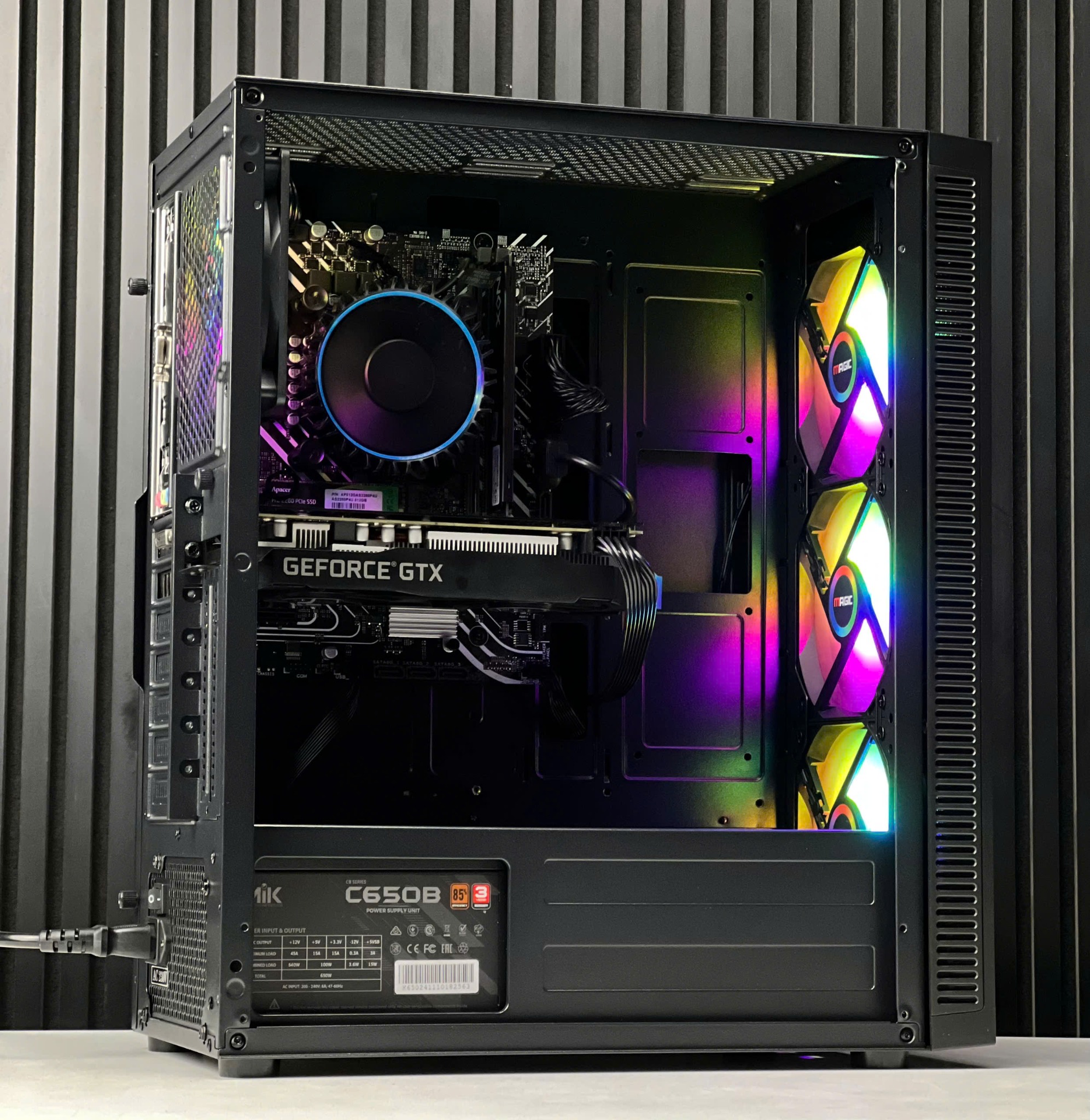 CASE MAGIC LUXURY i FULL TOWER (4 FAN RGB)CASE MAGIC LUXURY i FULL ...