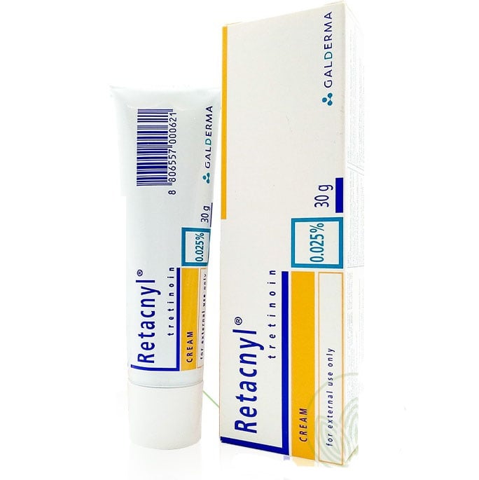 [Hết] Tretinoin Retacnyl cream USP (30g) tretinol 0.05 - 0.025% tre Ấn ...
